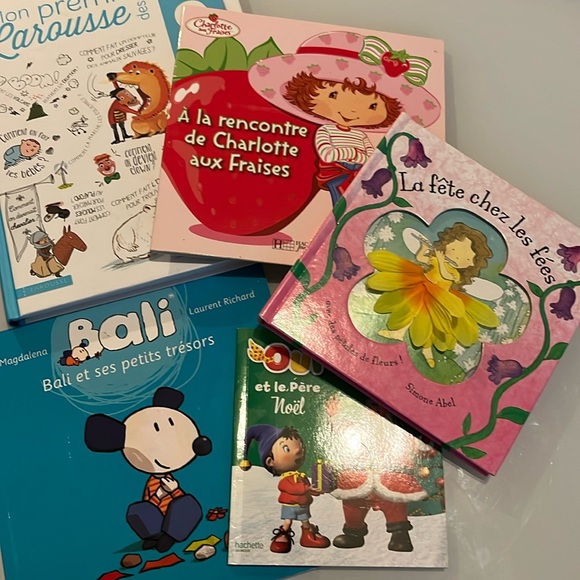 Other | Lot Of 5 Books In French For Kids Larousse Bali Ouioui ...